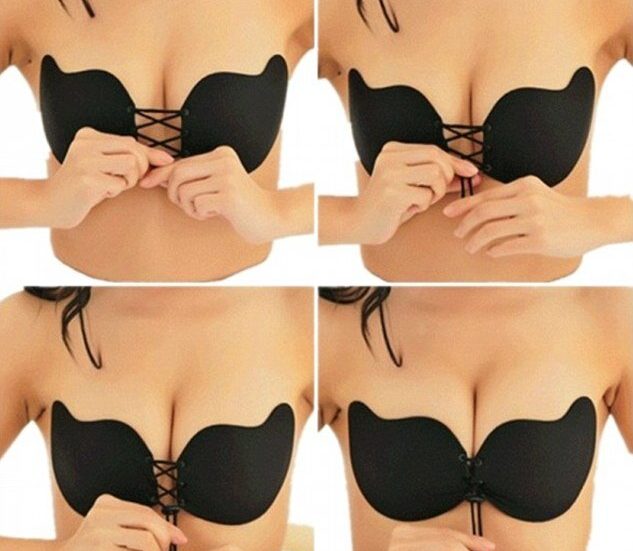 How To Put On A Self Adhesive Sticky Bra